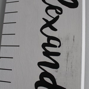 Custom Personalized Wooden Growth Chart Wooden Growth Ruler Wood Growth ...