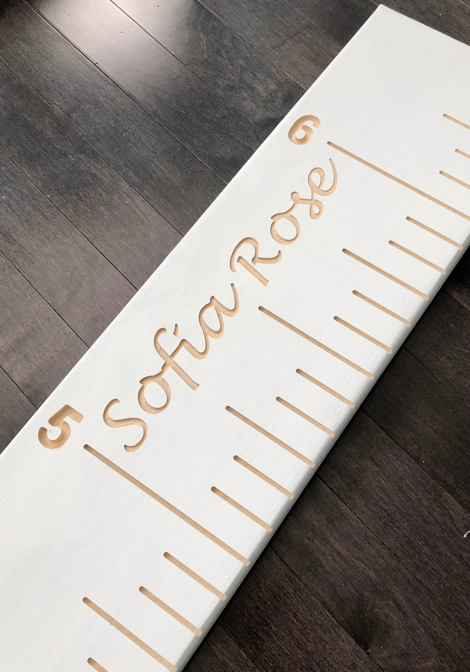 Personalized Wooden Growth Chart Wooden Growth Ruler Wood Growth Chart ...