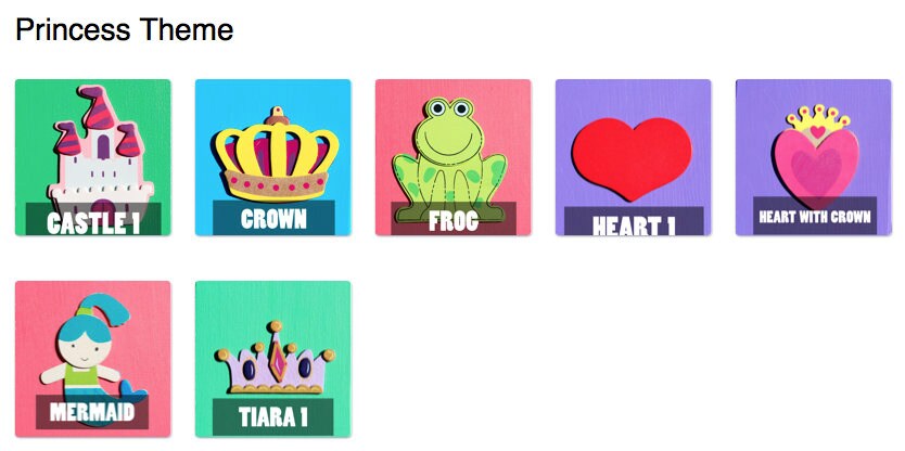 Personalized Name Plate Princess Theme | Etsy