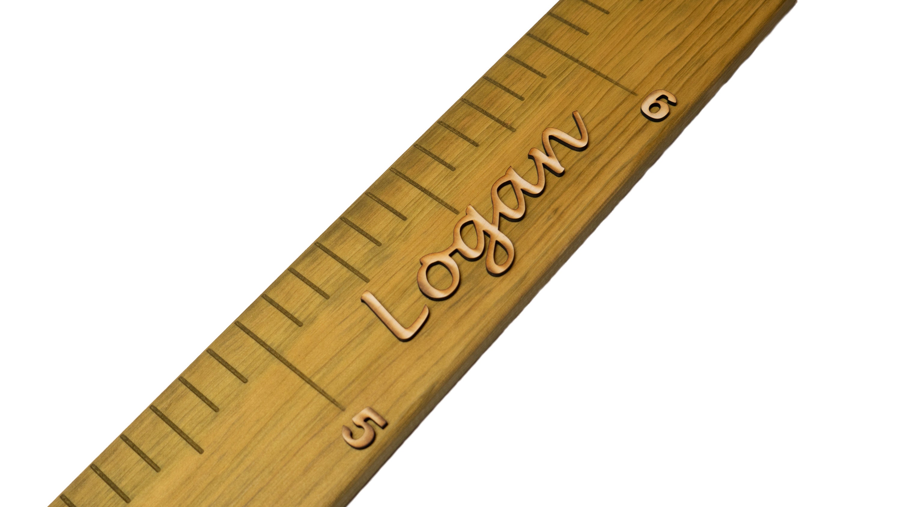 Custom personalized wooden growth chart wooden growth ruler | Etsy