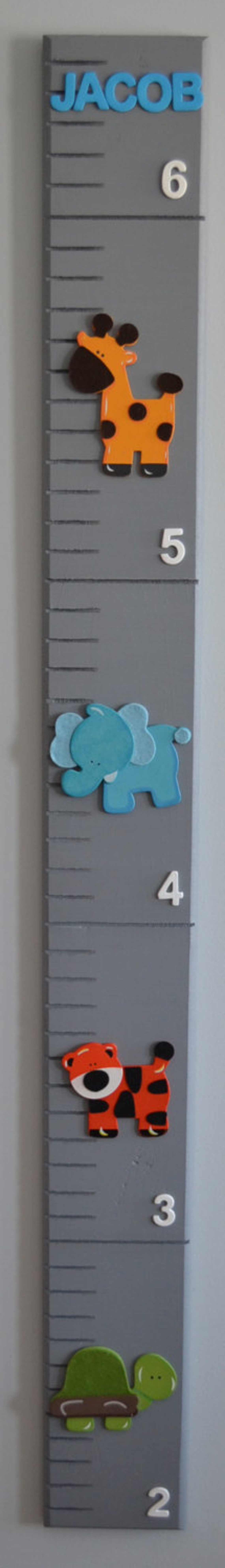 Gander and Goose Personalized Wooden Growth Chart Boys - Etsy