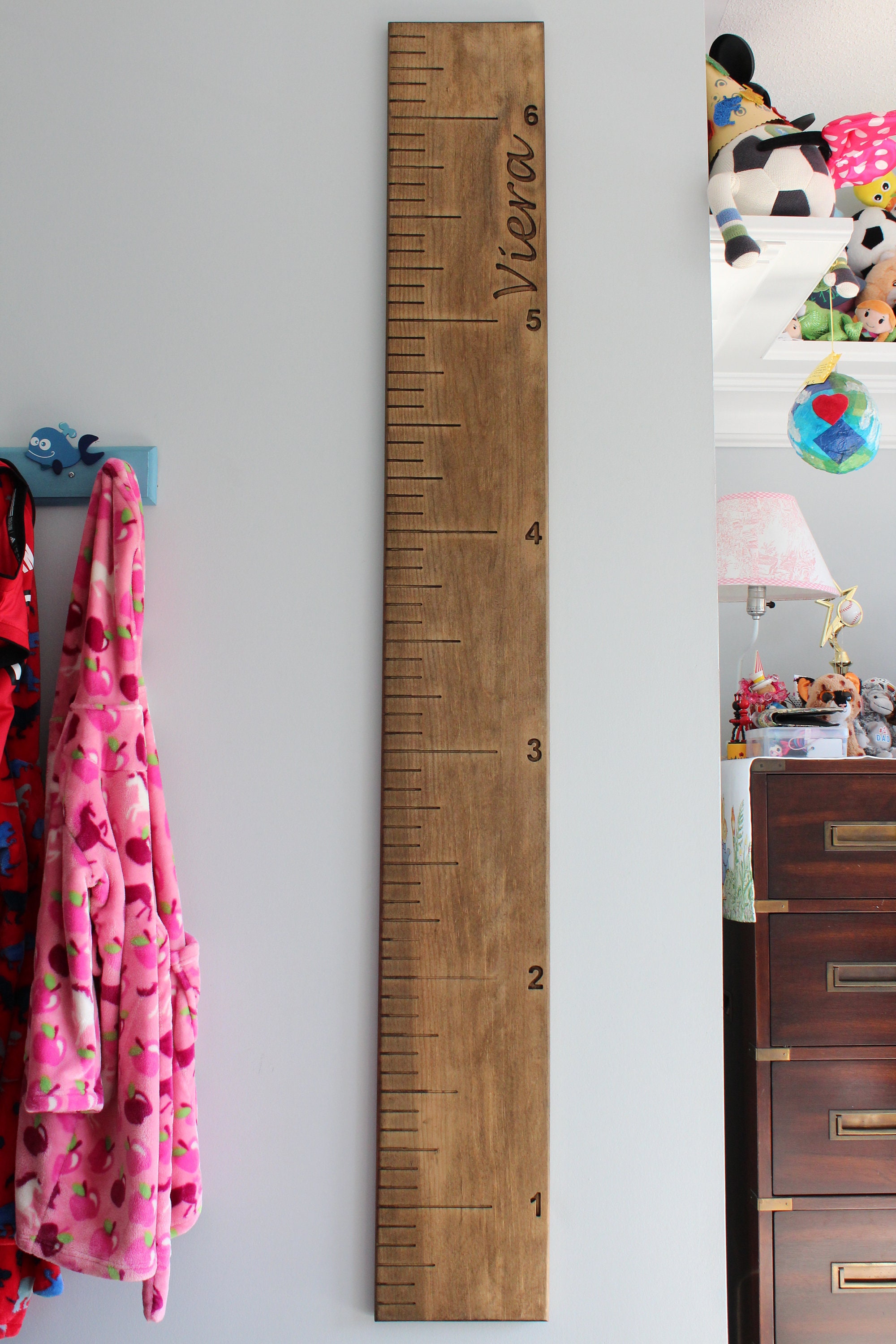 Custom Personalized Wooden Growth Chart Wooden Growth Ruler | Etsy Canada