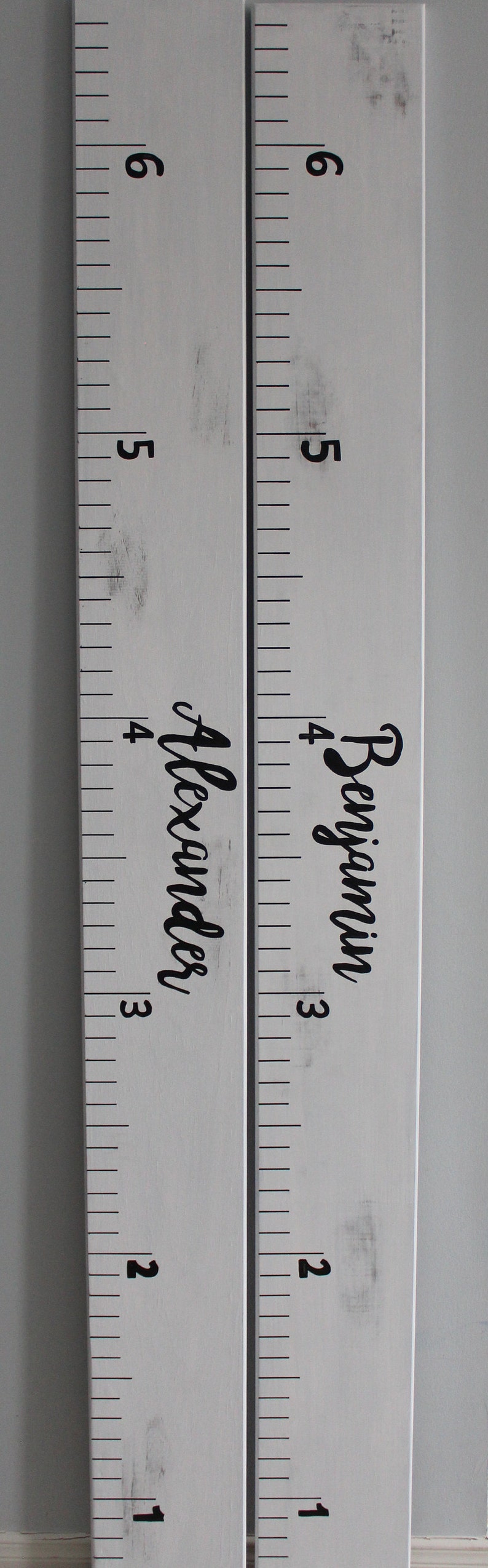 Custom Personalized Wooden Growth Chart Wooden Growth Ruler Wood Growth ...