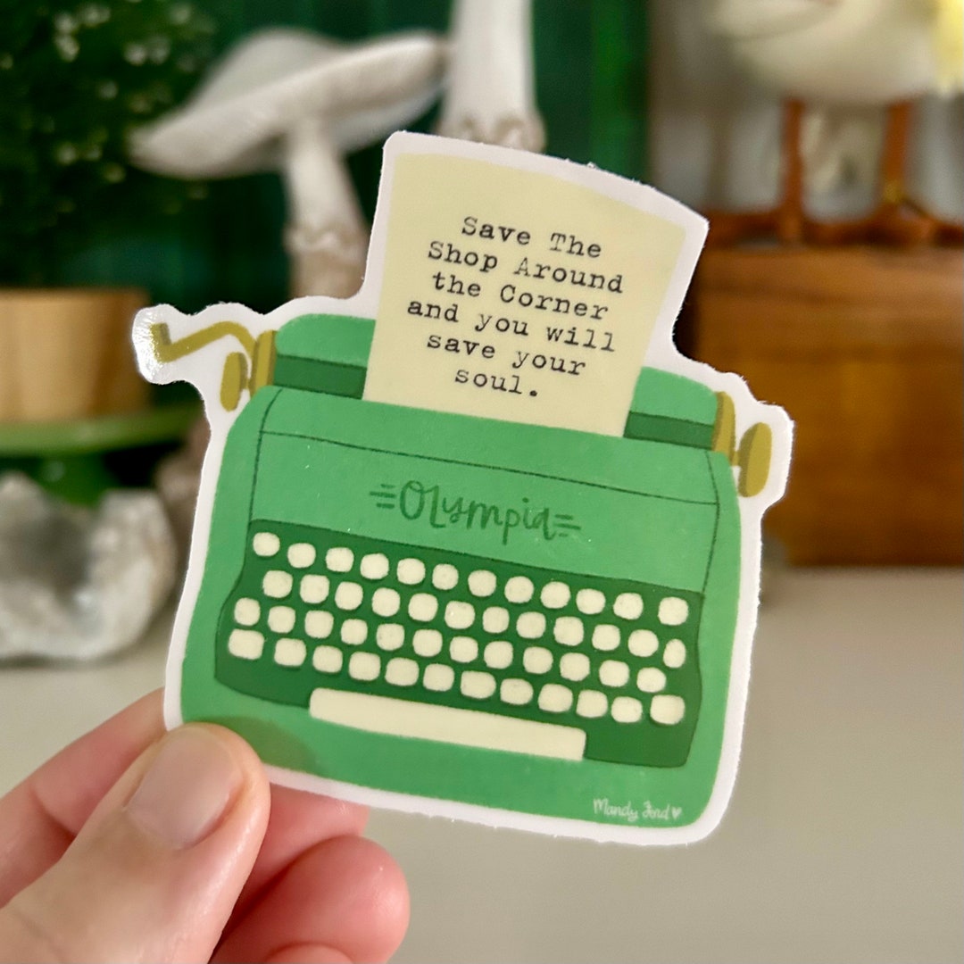 You've Got Mail Sticker Shop Around the Corner Sticker Typewriter ...