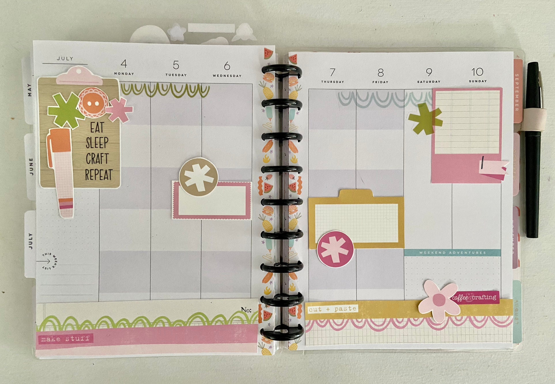 Camp Crafty Printable Paper Kit Papercrafting Printable - Etsy