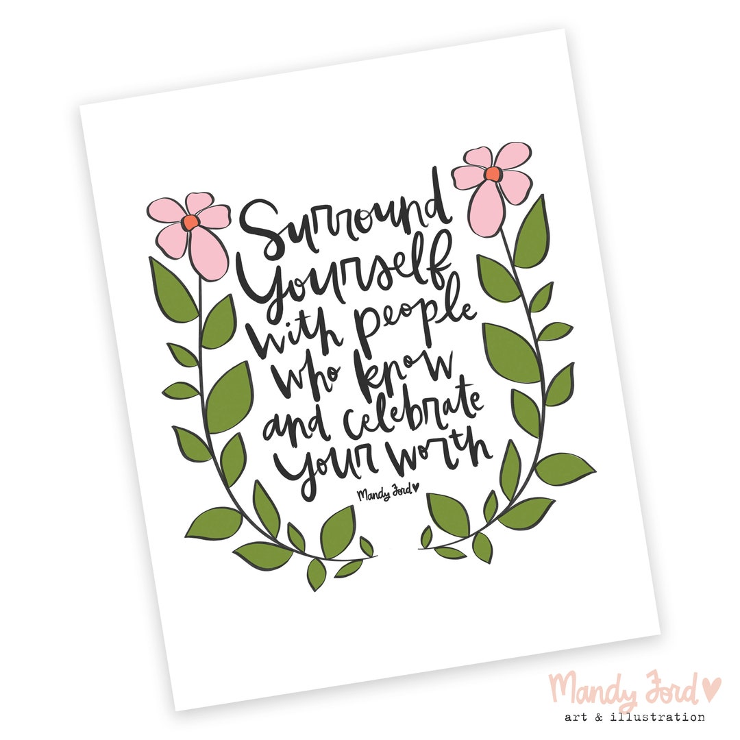 Encouraging Art Print | Digital Art | Encouraging Quote | Lettering Art ...