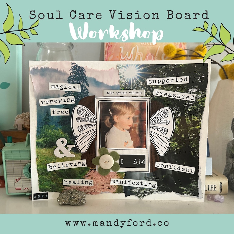 Vision Board Workshop Printable Vision Board Kit Online Vision - Etsy