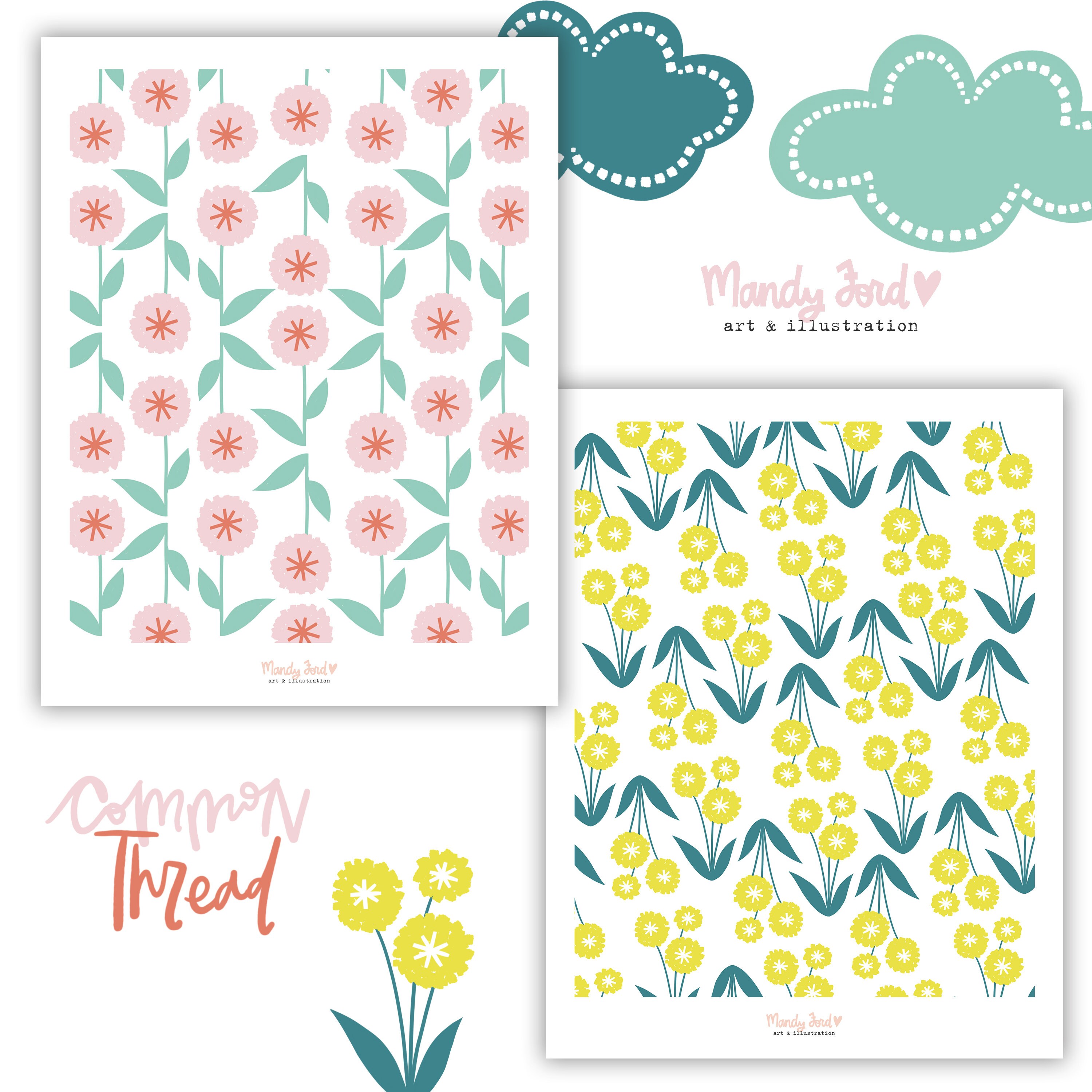 Common Thread Printable Scrapbooking Kit Planner Stickers - Etsy