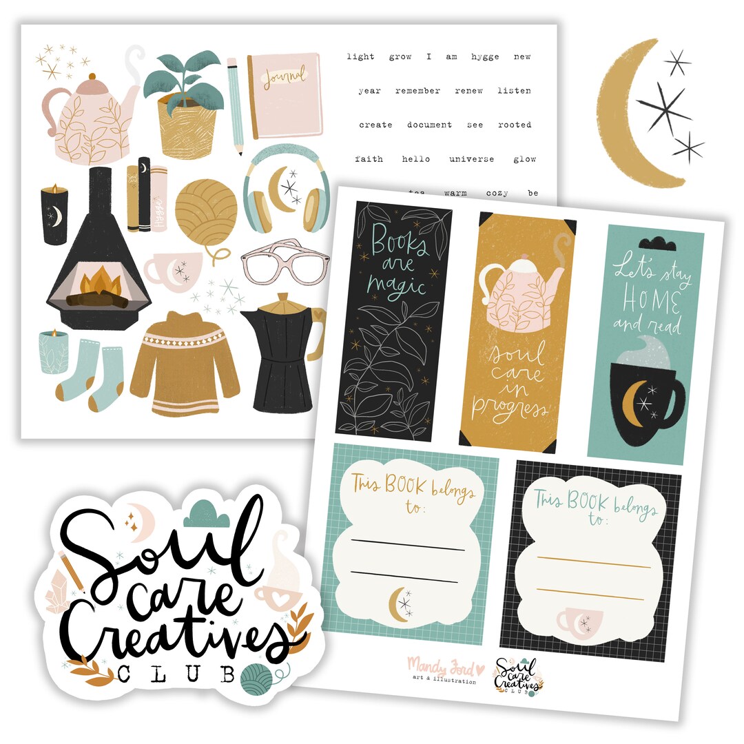 Hygge Printable Papercrafting Kit | Bookish Printable Bookmarks ...