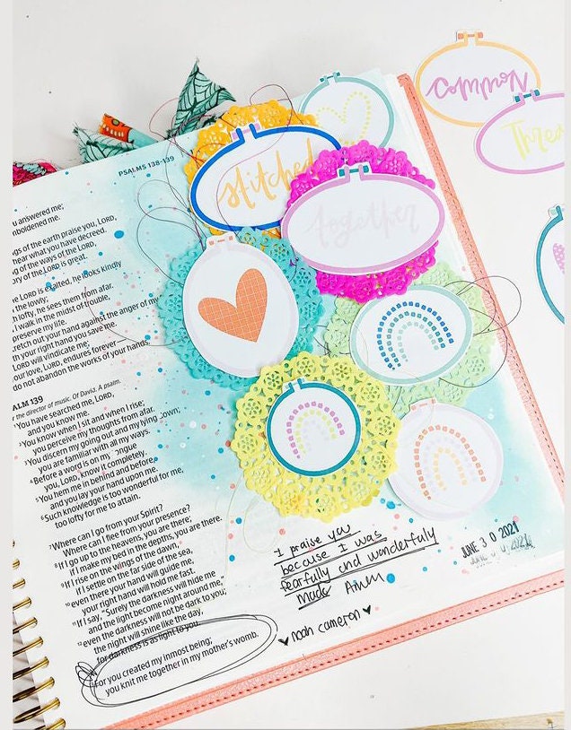 Common Thread Printable Scrapbooking Kit Planner Stickers - Etsy