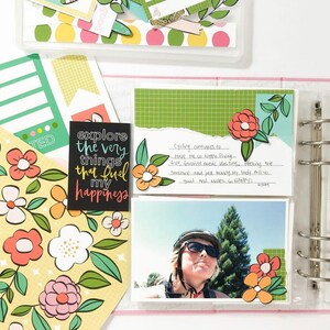 Hello Happy Printable Scrapbooking Kit | Planner Stickers | Art ...