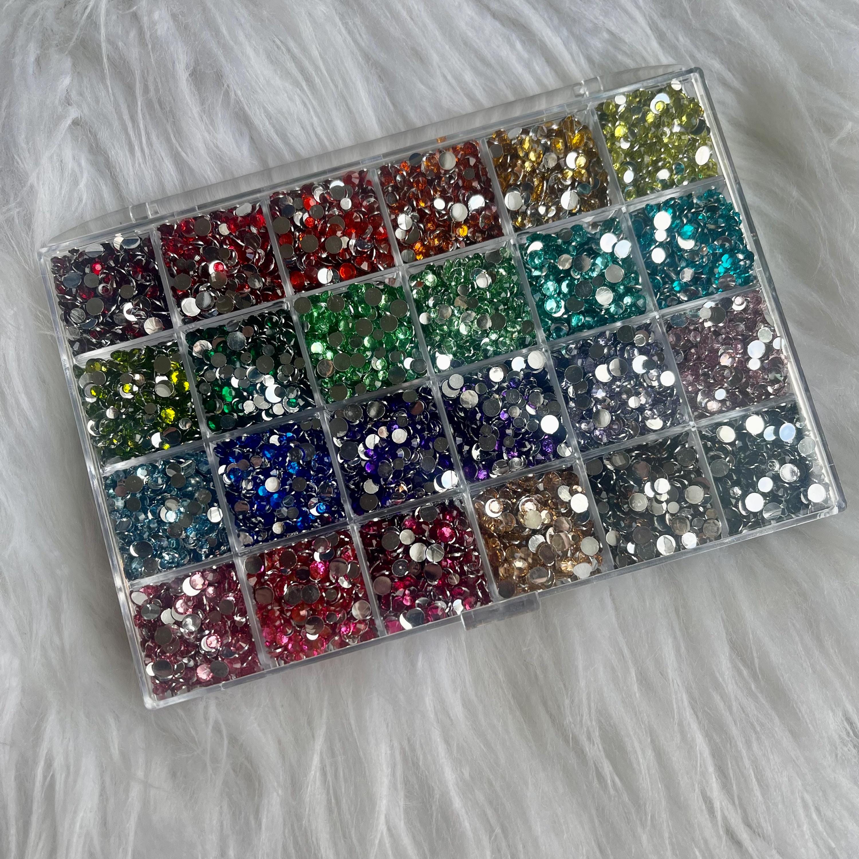 24 Grid Acrylic Rhinestone Case - Etsy
