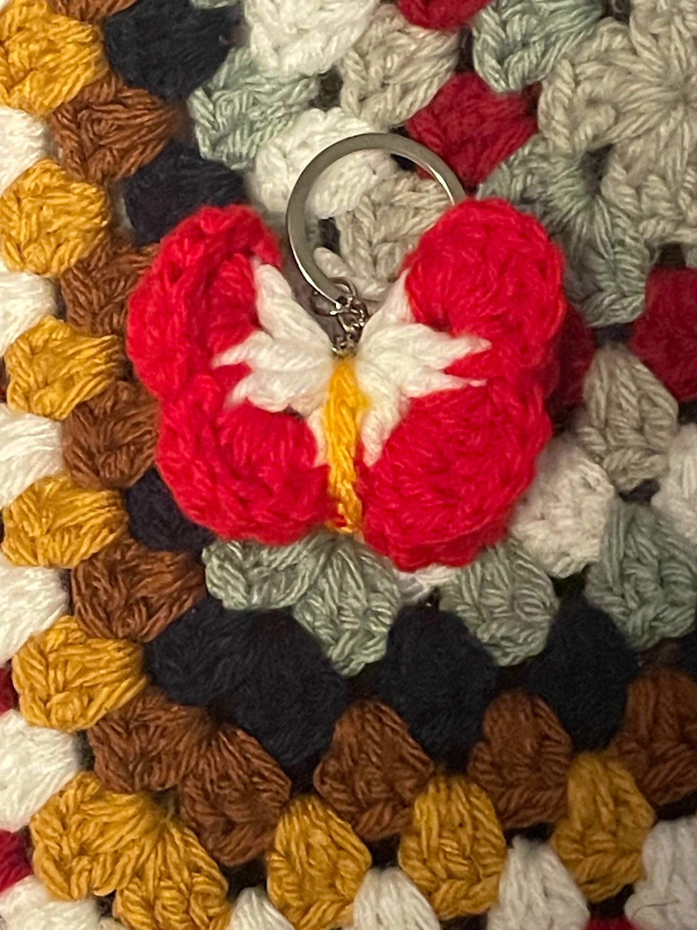 Kansas City Chiefs Crochet Butterfly Keychain - Etsy