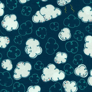 Fat Quarter Cotton Steel Zephyr Gale by Rashida Coleman Hale in Teal ...