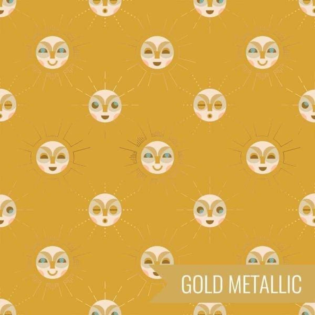 FQ Ruby Star Society Sunnymoon in Goldenrod Metallic by Rashida Coleman ...