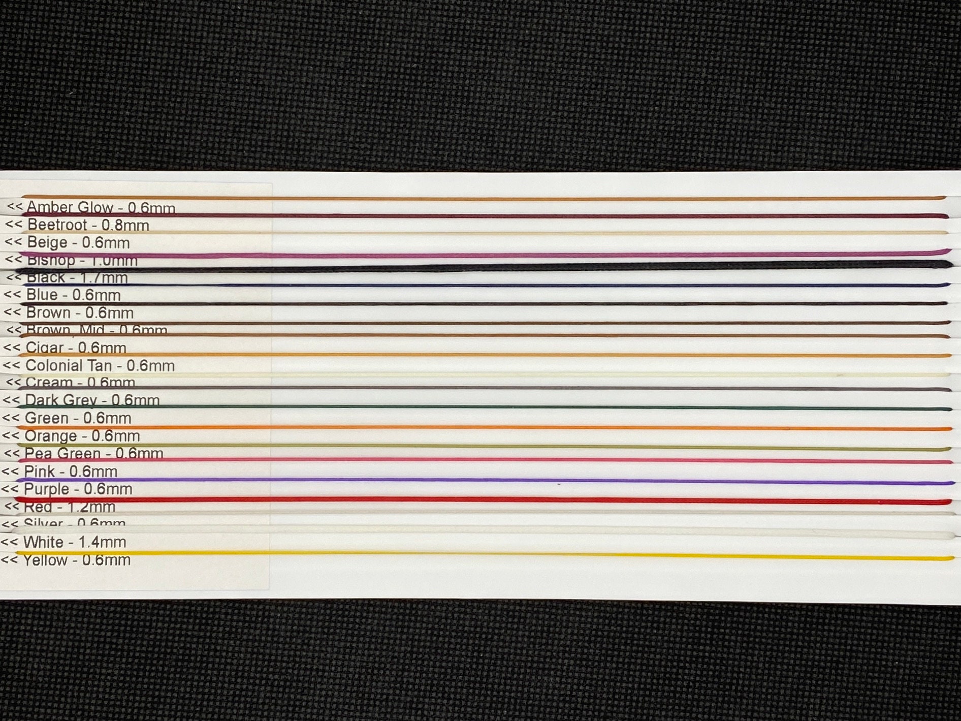 SAMPLES 22 Tiger Thread Samples ritza 25 Each Color and - Etsy Canada