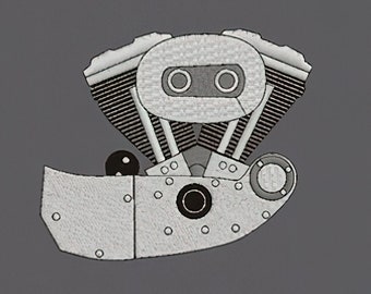 Harley Davidson Twin Cam Motorcycle Engine Embroidery Design - Etsy