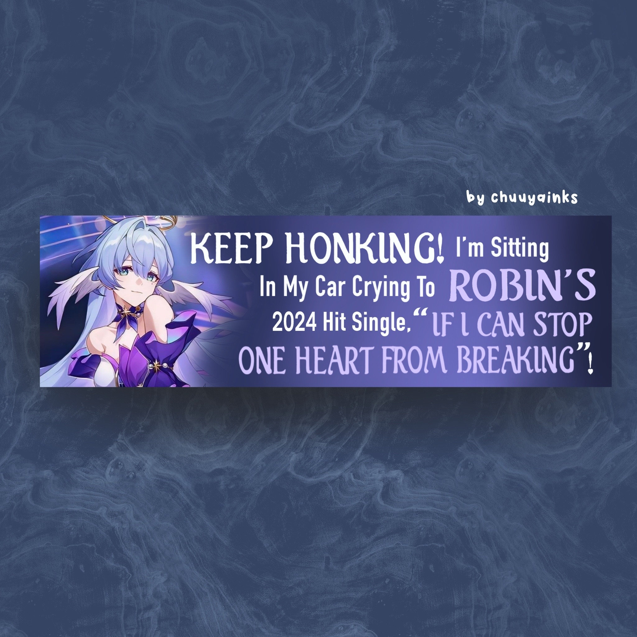 Robin Honkai Star Rail Bumper Sticker - Etsy