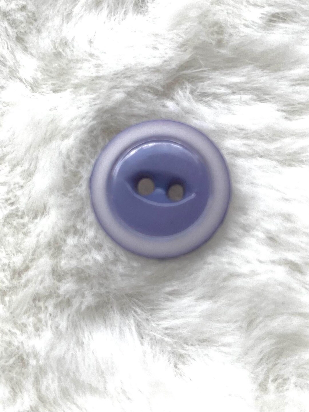 Set of 6 Blue & White 5/8” Flat Buttons - Etsy