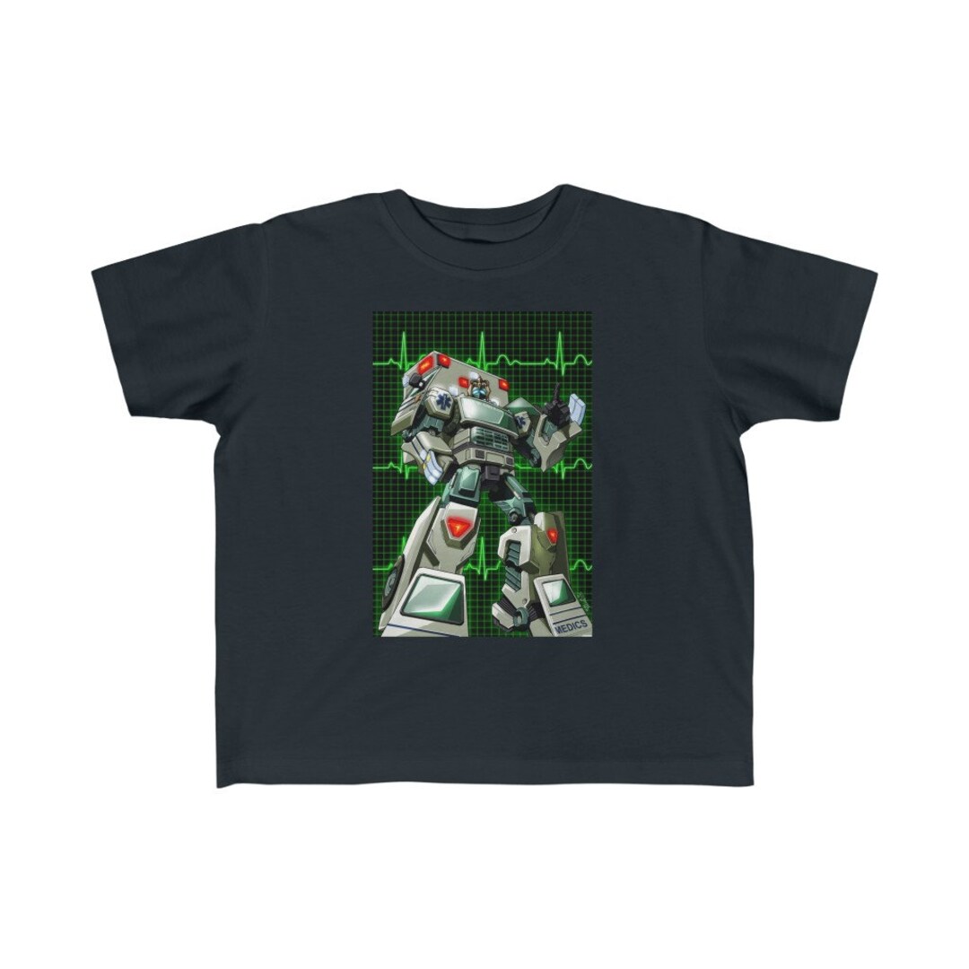 EMS New Orleans Transforming Robot Kid's Fine Jersey Tee - Etsy