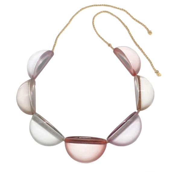 Rare Early CHRISTOPHER WALLING 1982 Chunky Lucite Bea… - Gem