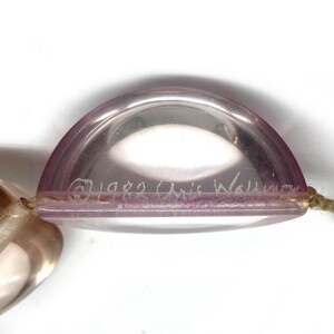 Rare Early CHRISTOPHER WALLING 1982 Chunky Lucite Bead Statement ...