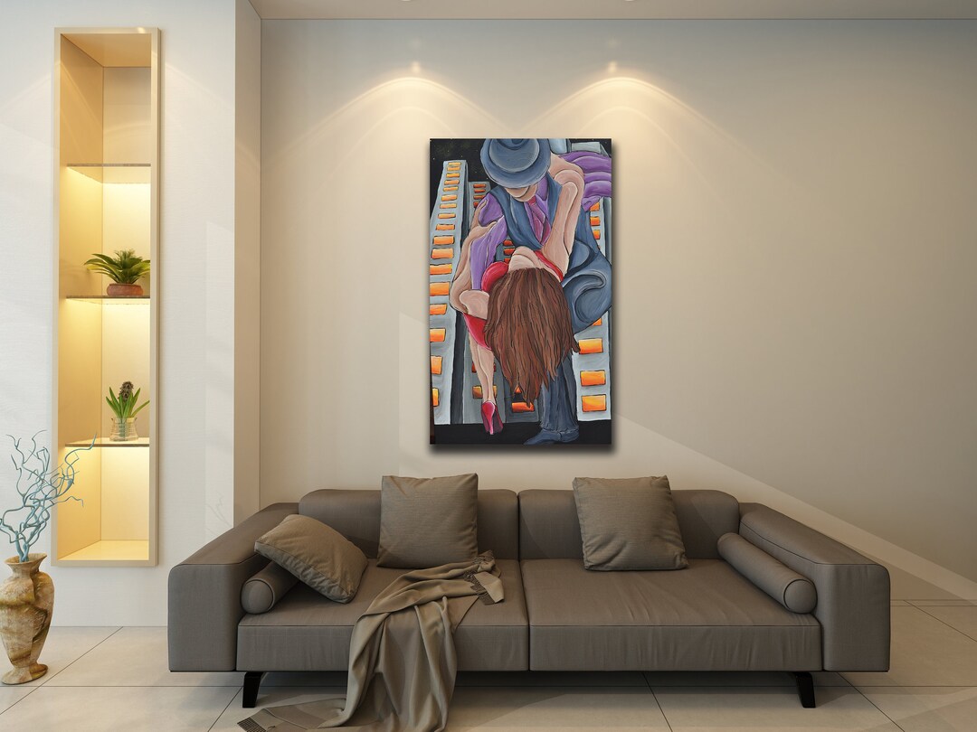 Tango in the Night-tango Dancers/cityscape/couple Dancing/expressionism ...