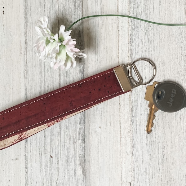 Cork Key Chain - Etsy