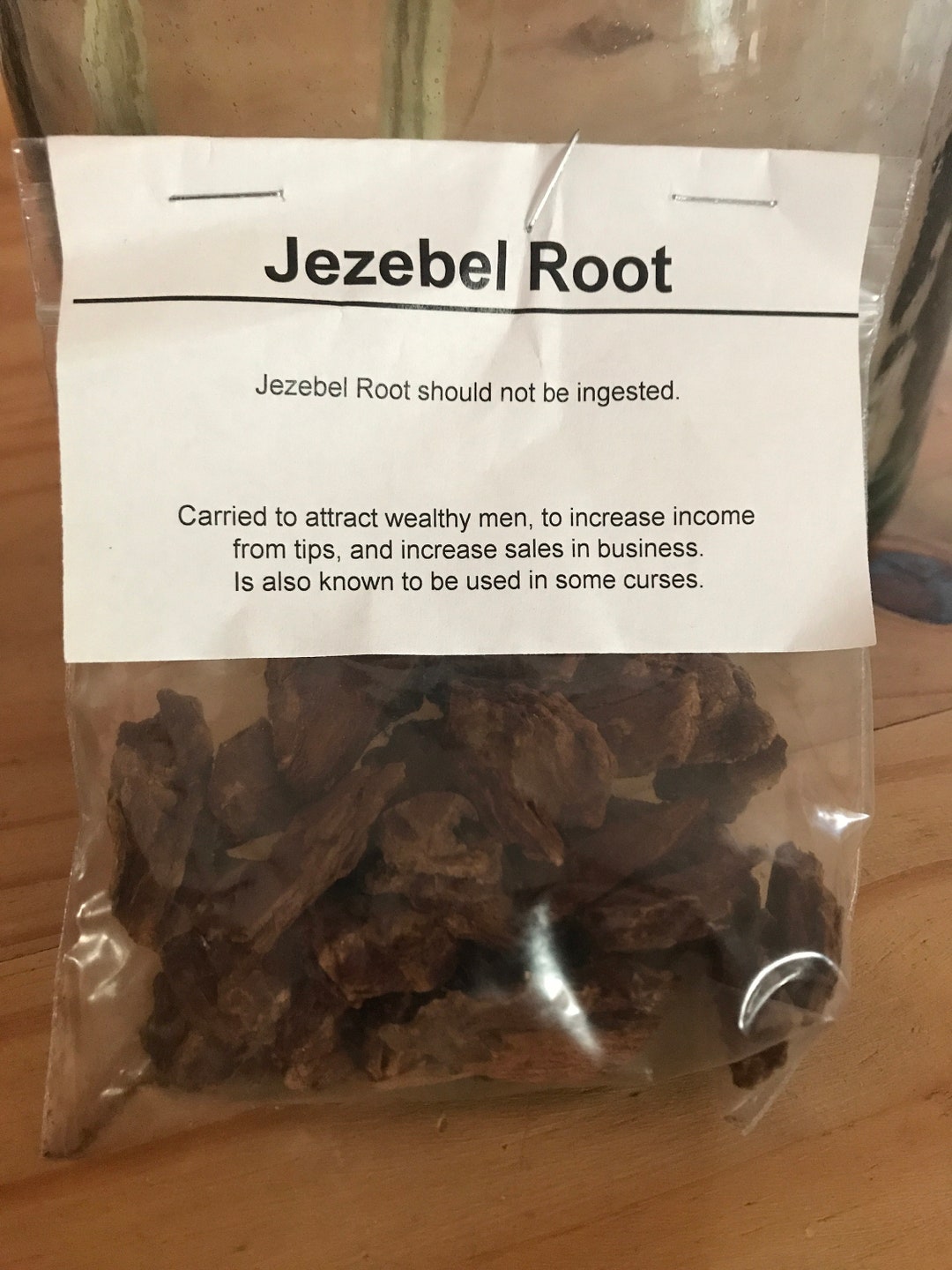 1 Bag Dried Jezebel Root Pieces for Spellwork- Attract Wealthy Men ...