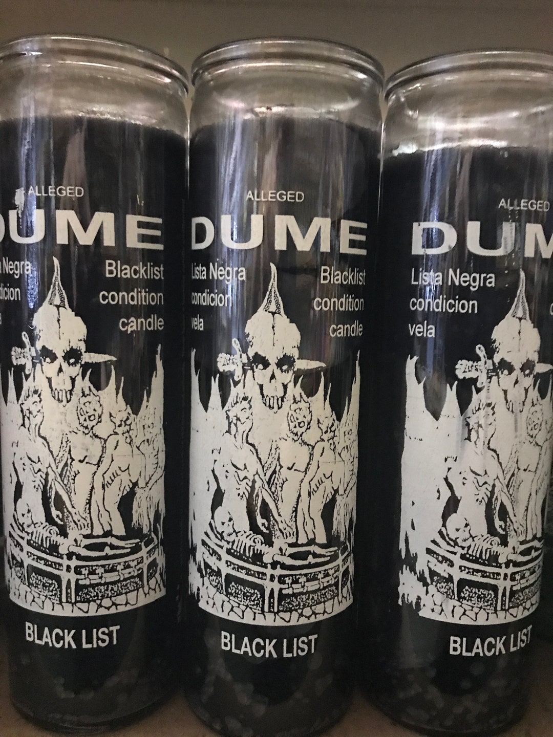 One DUME 7 Day Conjure Candle (death Unto My Enemies) - Etsy