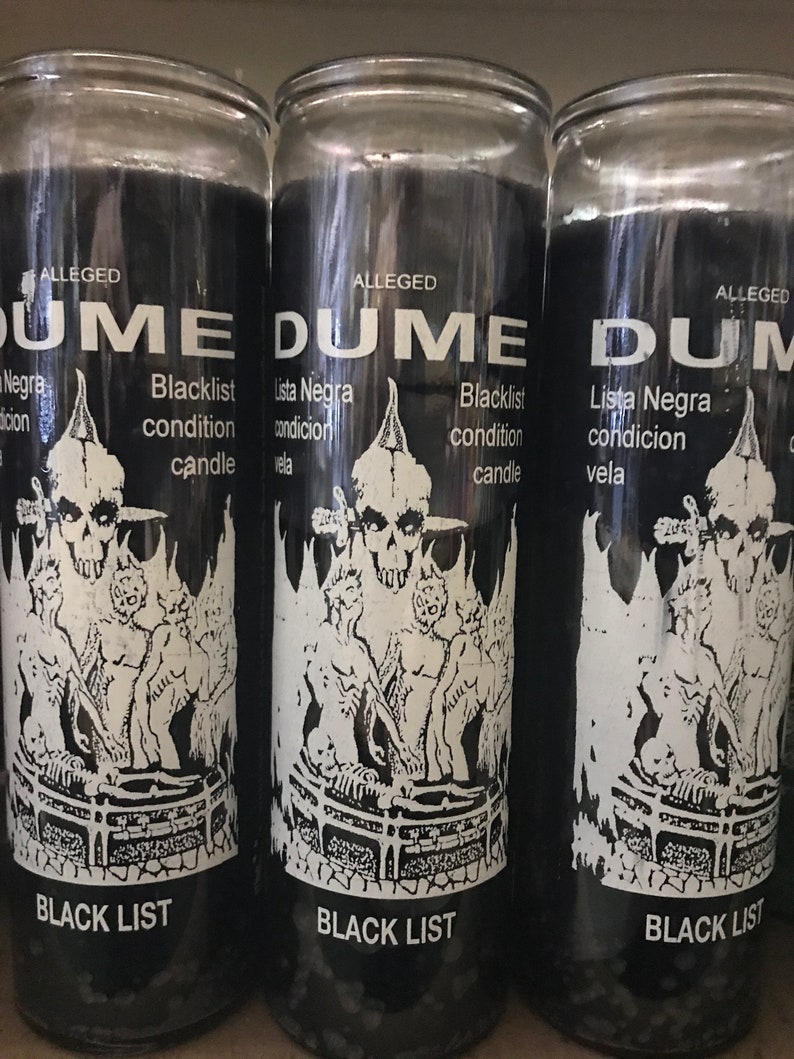 One DUME 7 Day Conjure Candle (death Unto My Enemies) - Etsy
