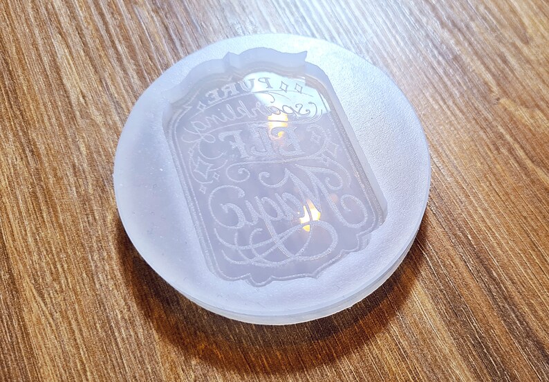 Silicone Mold for Resin Pendant Label Label Elf Magic - Etsy