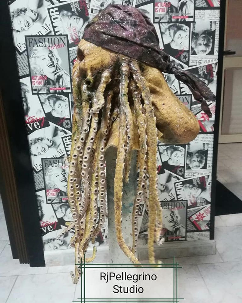 Davy Jones Hat/hat Bandana and Mask/mask | Etsy