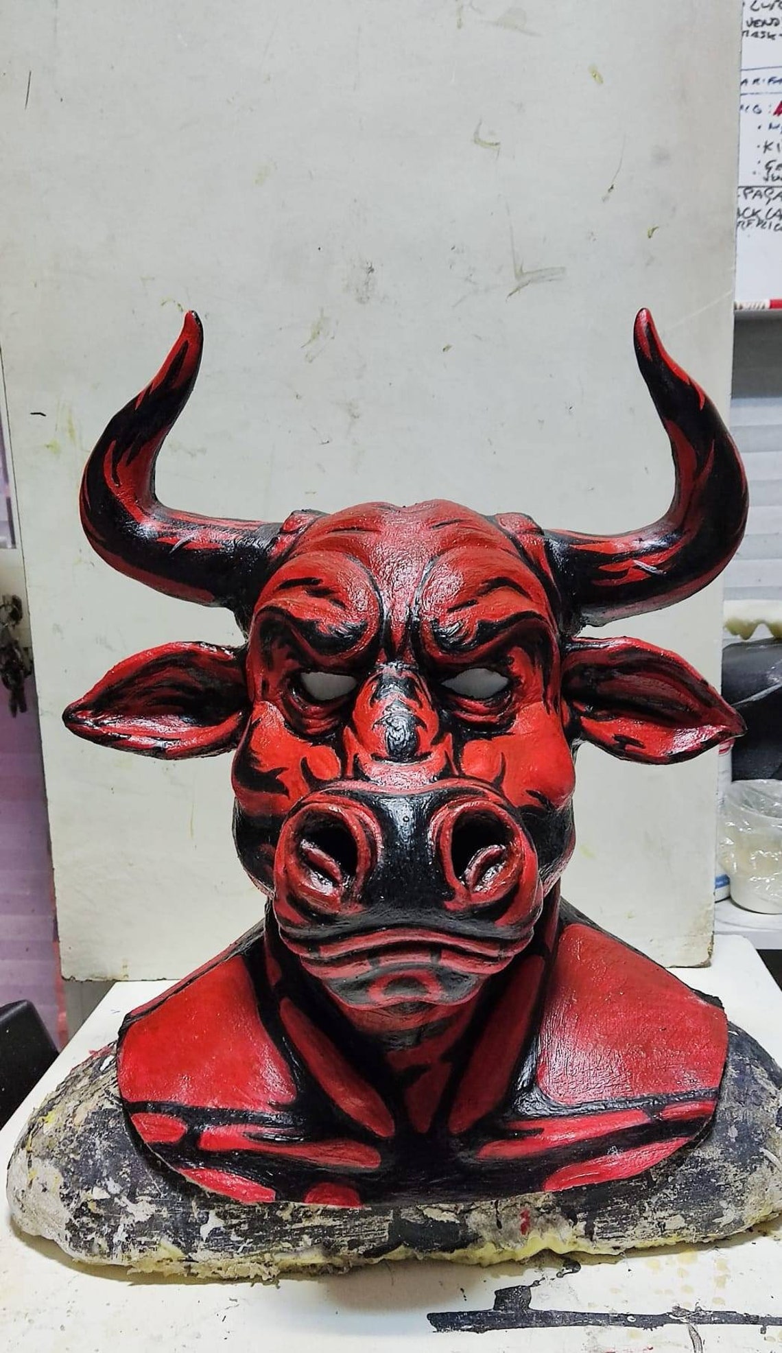 Bull/bull Mask - Etsy