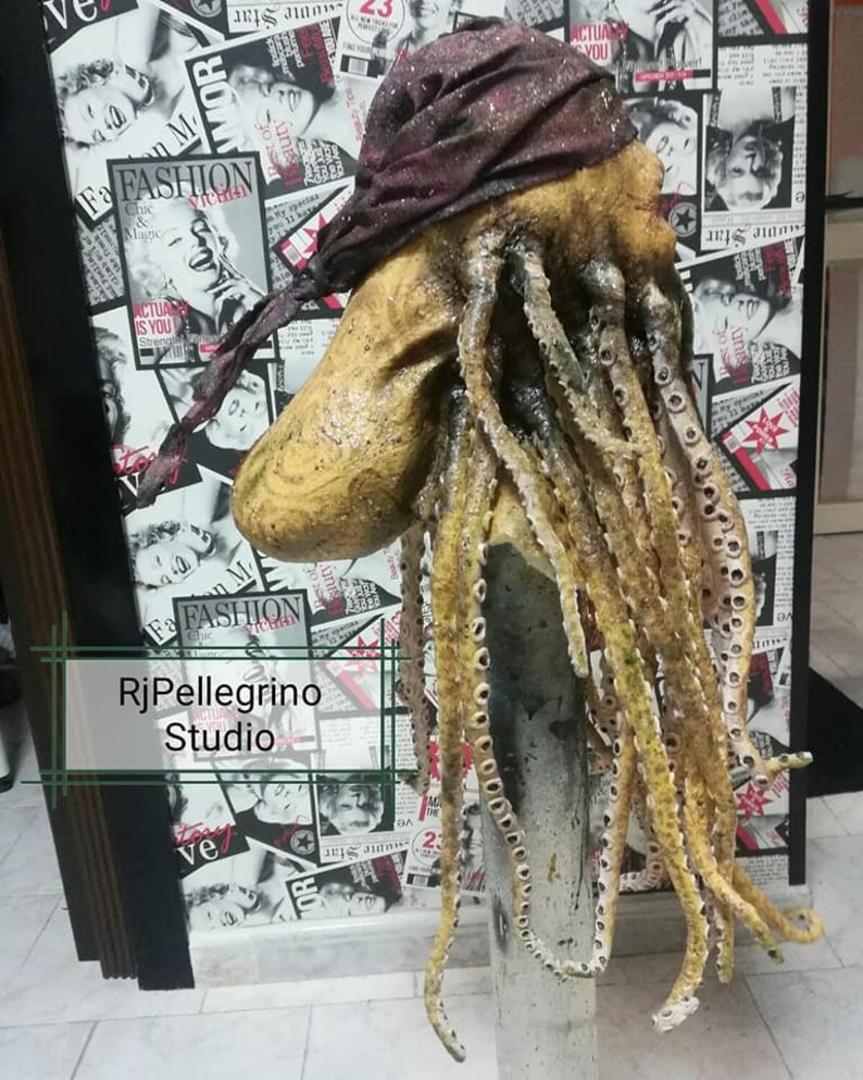 Davy Jones Hat/hat Bandana and Mask/mask | Etsy