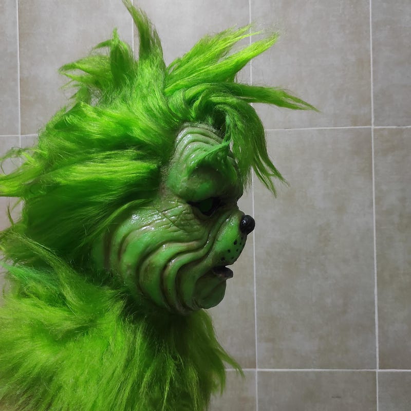 Grinch Mask - Etsy