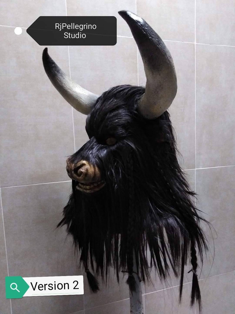Minotaur Mask - Etsy
