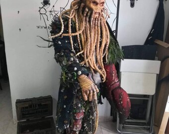 Davy Jones Mask Crab Claw, Latex Mask, Pirates of the Caribbean, Fan ...