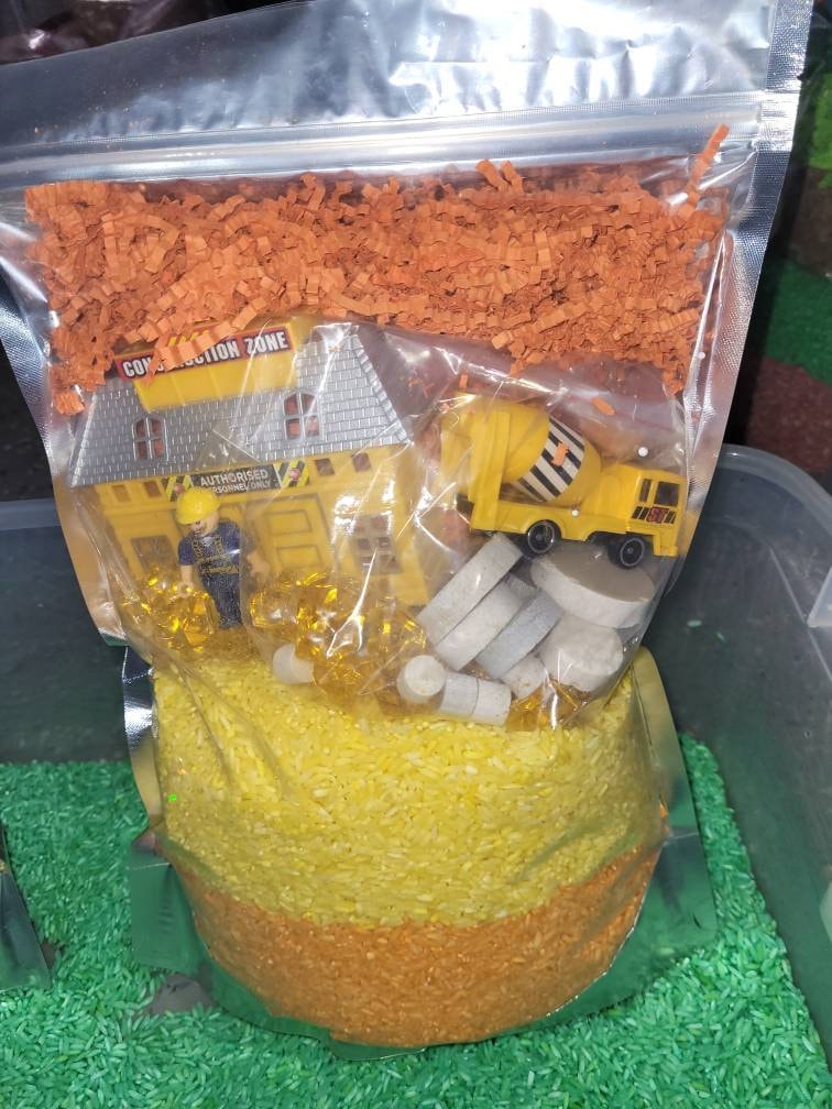 Sensory Rice Kits Football - Etsy