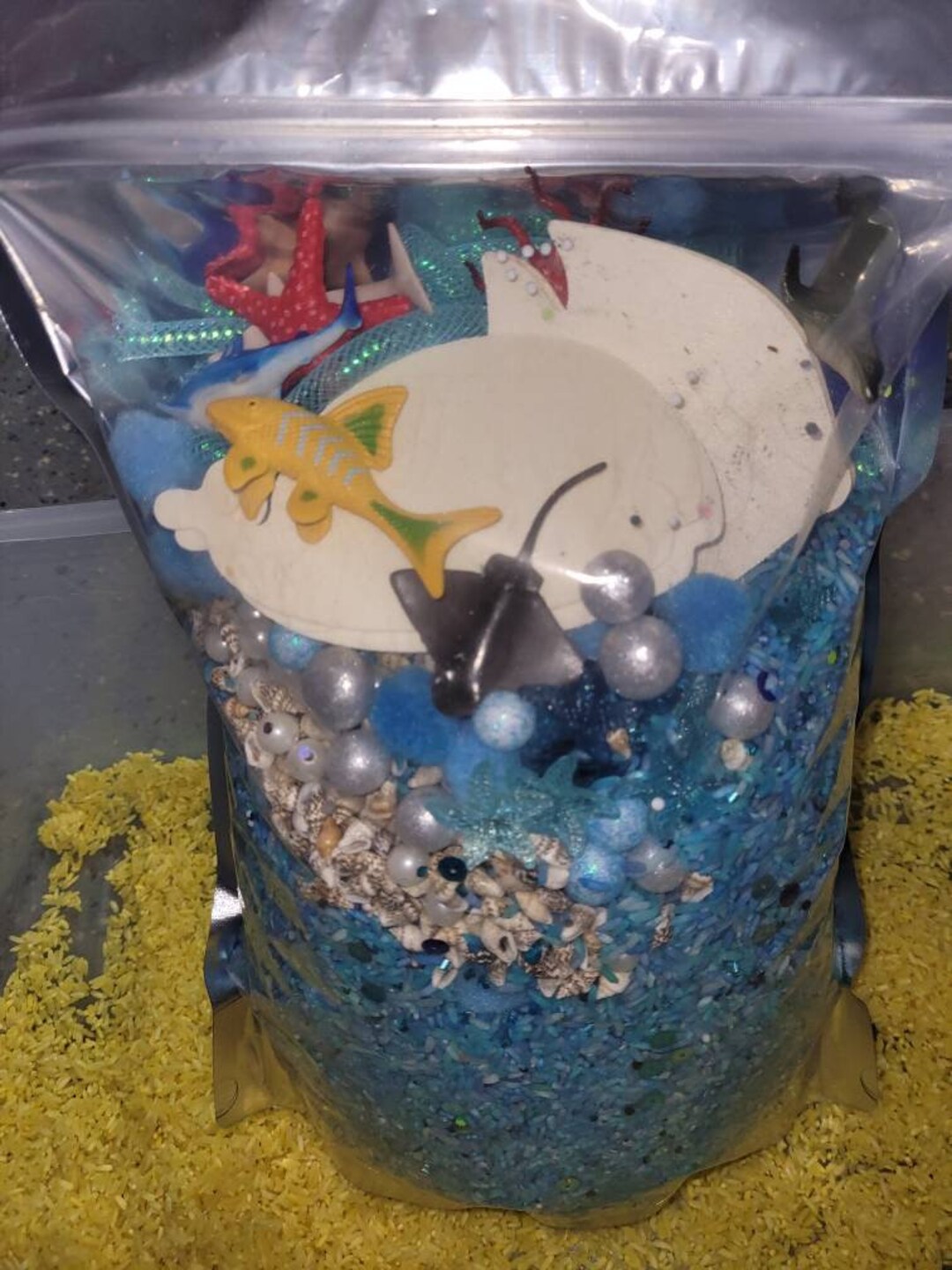 Sensory Rice Kits Ocean and More! - Etsy