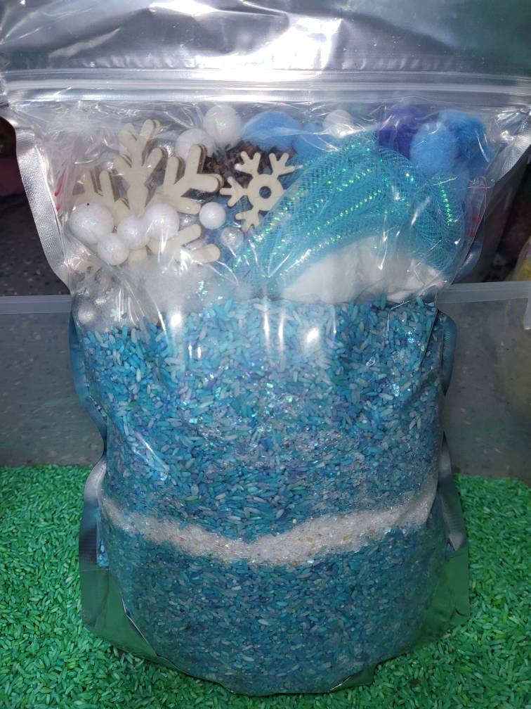 Sensory Rice Kits Football - Etsy