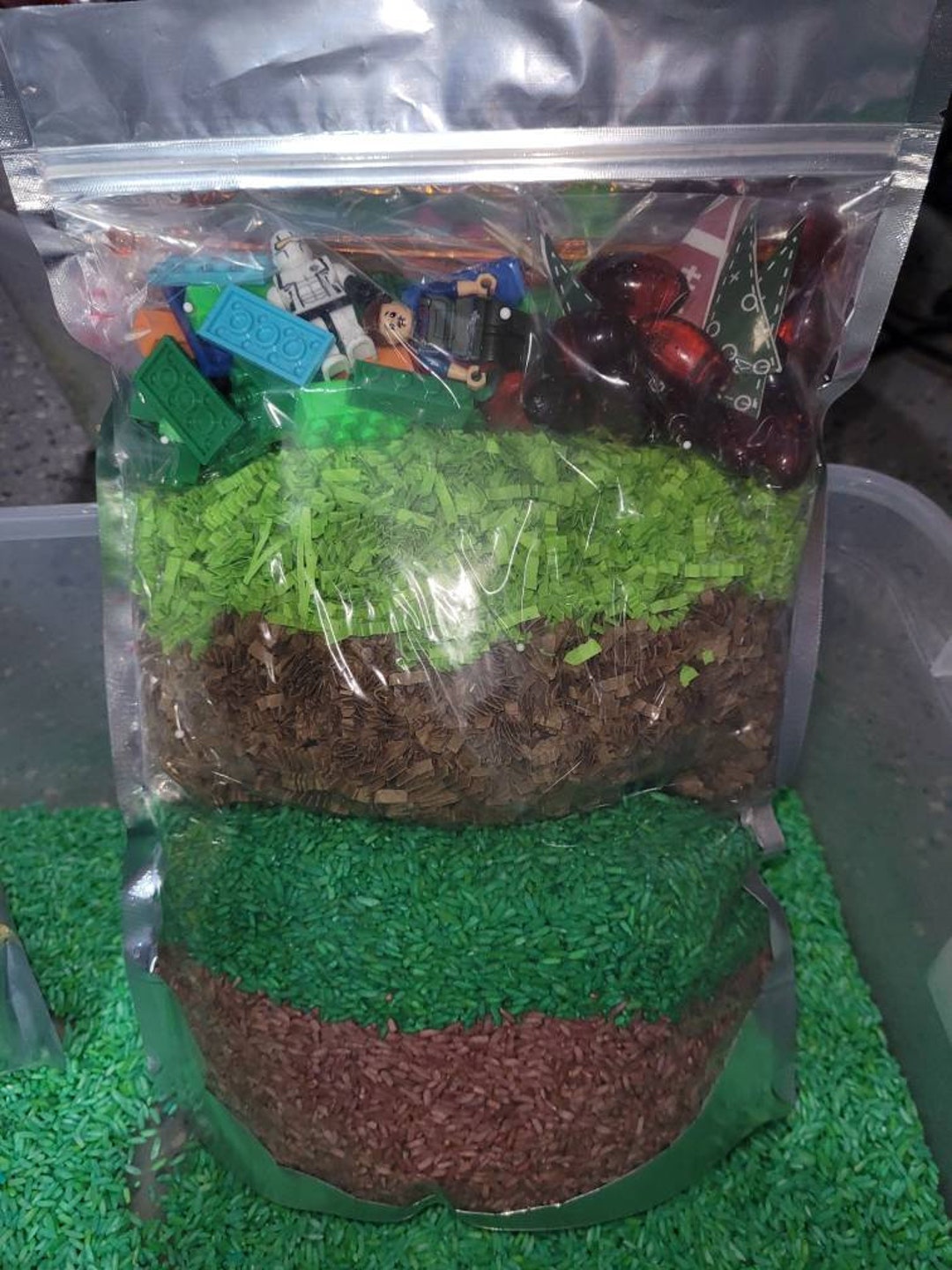 Sensory Rice Kits Football - Etsy