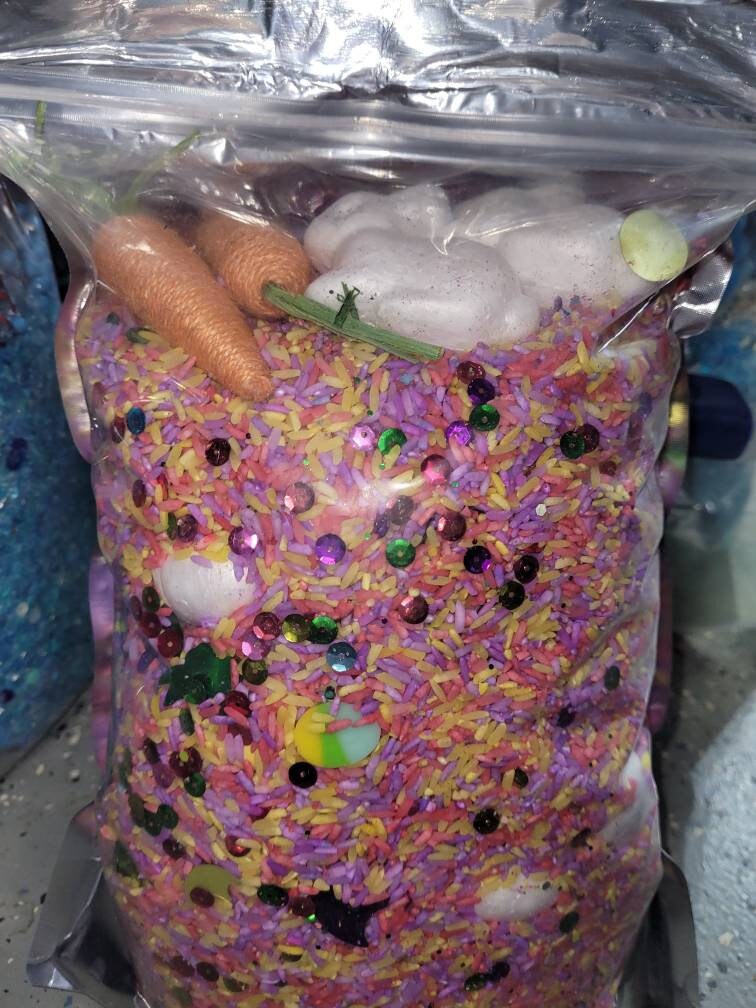 Sensory Rice Kits Spring and More! - Etsy