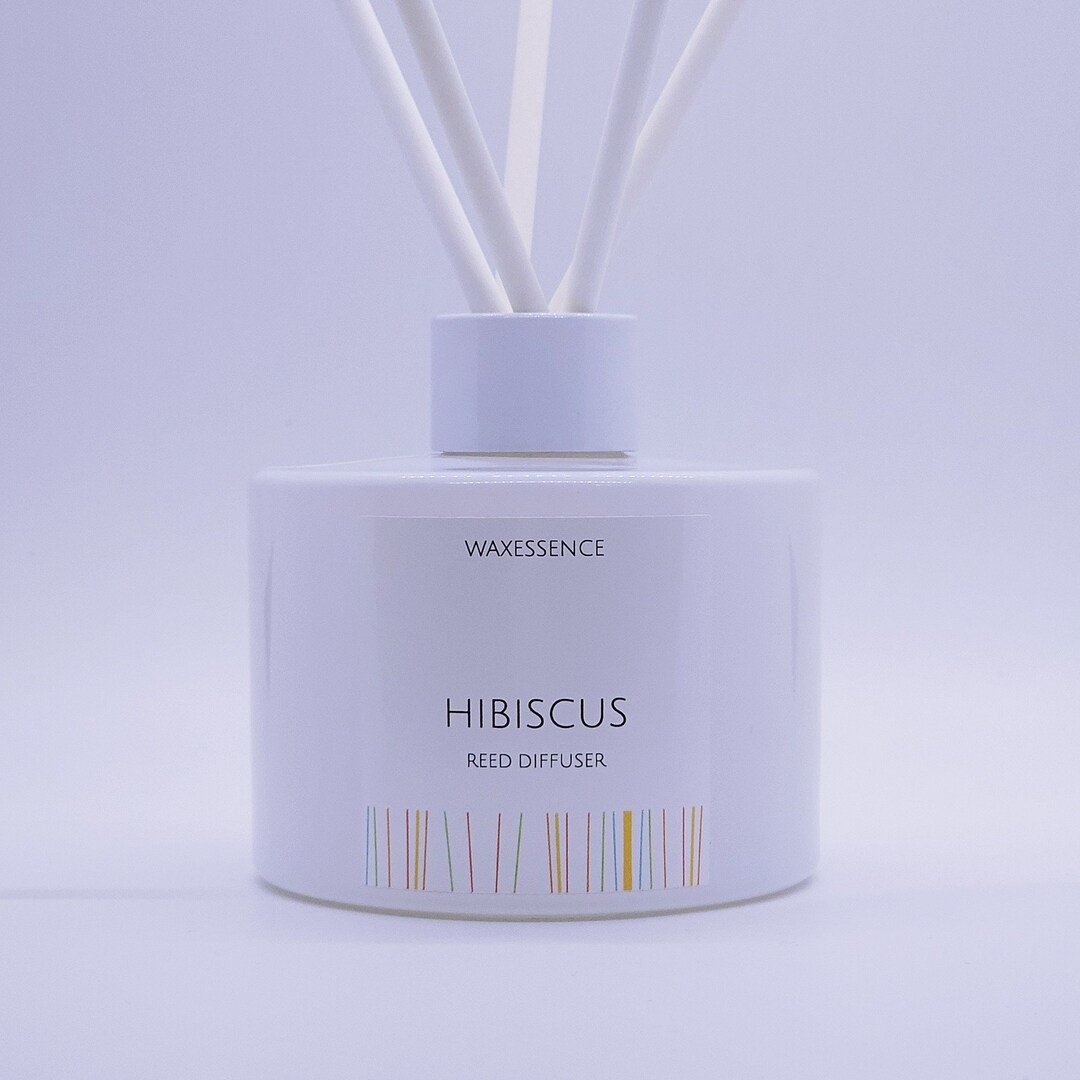 Hibiscus Reed Diffuser | Essenza Gloss White | Aromatherapy Home Decor ...