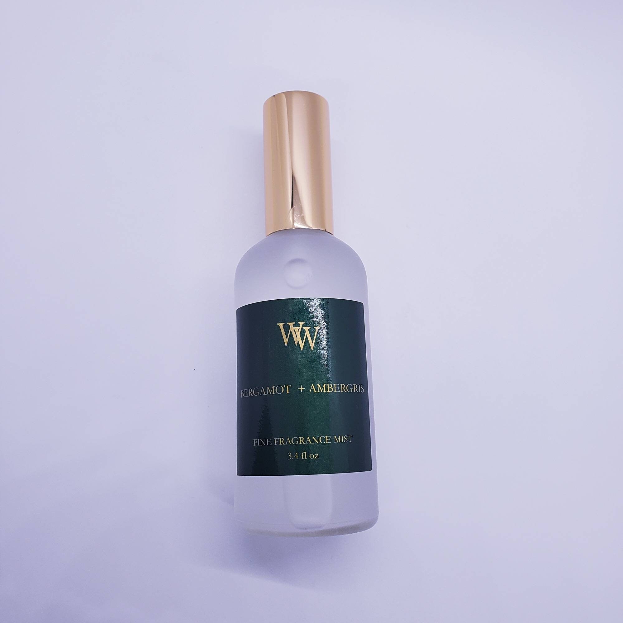 Bergamot + Ambergris | Fine Fragrance Body Mist | Body Spray | Scented ...