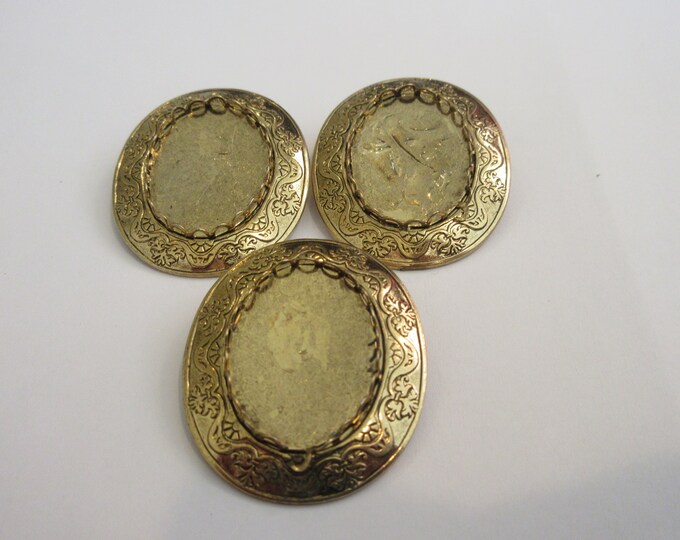 Bolo Parts, Original Gold Tone Square Dancer Bolo Clasp Slider 3 in Lot ...