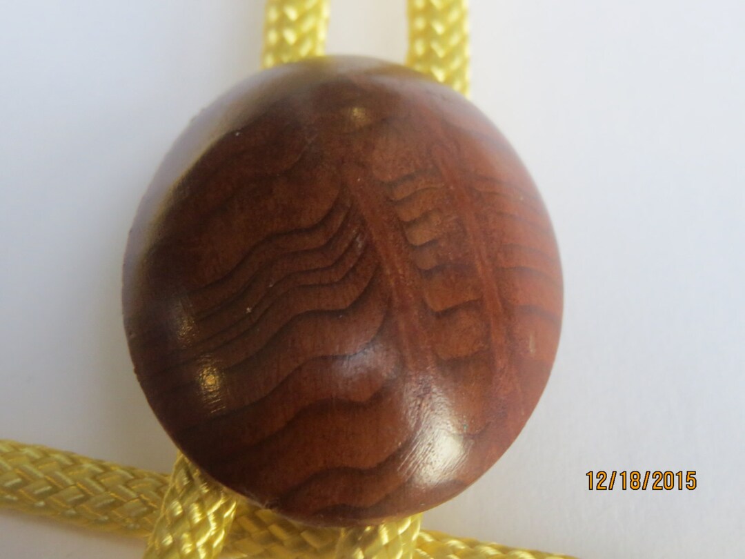 Wood Tree Bolo Tie-gifts for Her-handcrafted Oval Faux Wood Swirl ...