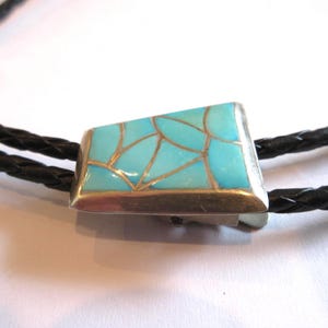 Fish Scale Bolo Tie, Vintage Zuni Sterling Silver "fish Scale ...