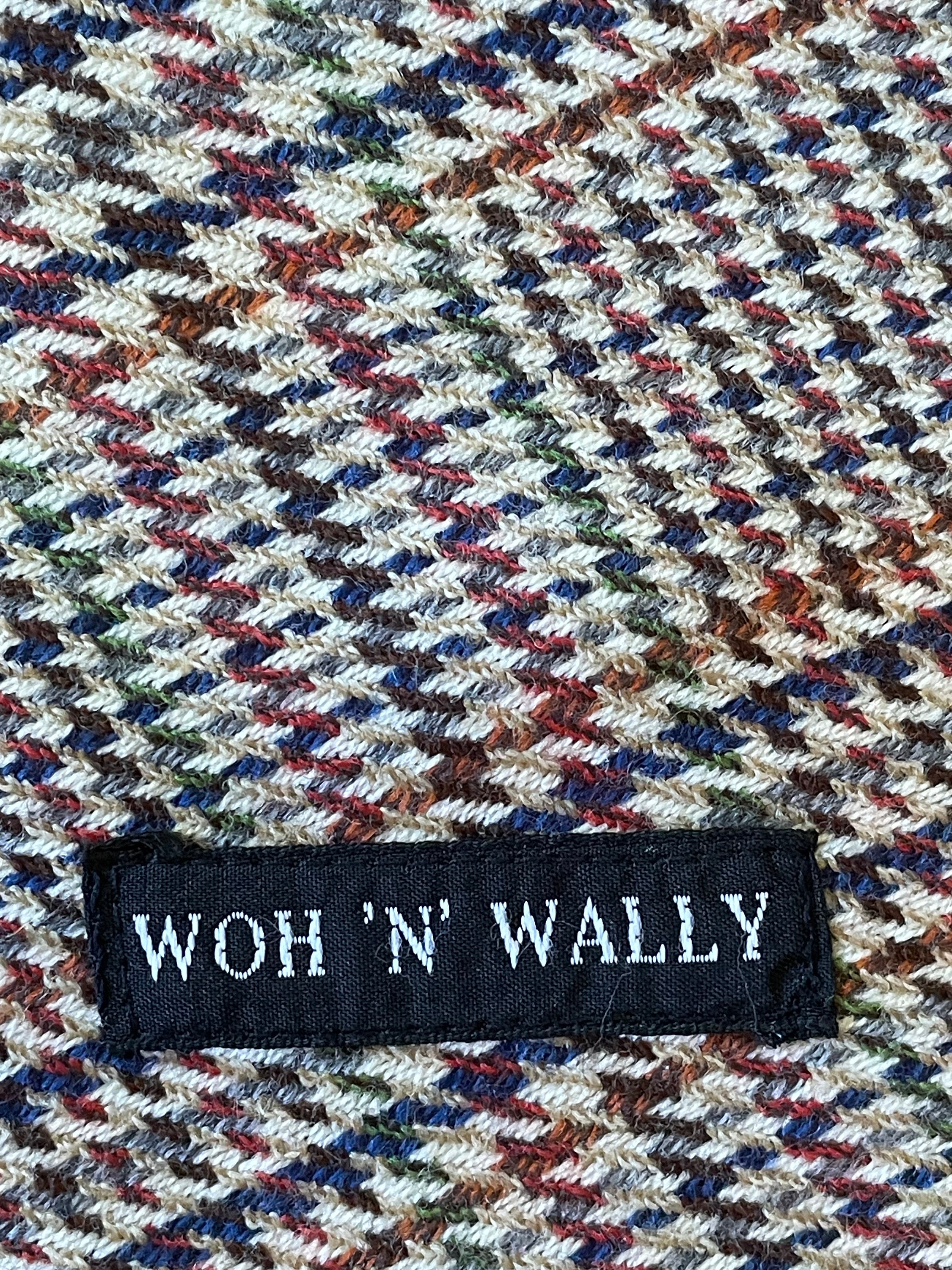 Medium Wool Tweed Dog Coat With Tan Wool Trim. - Etsy