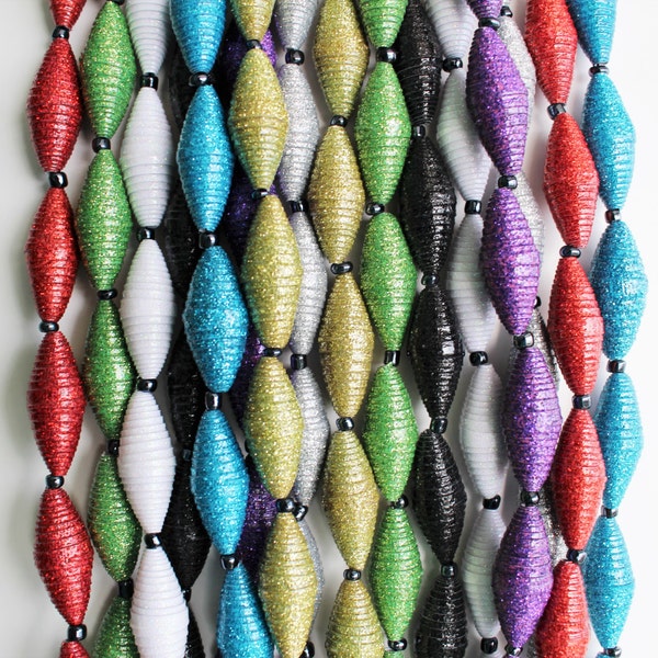 Book Page Paper Bead Bracelet - Etsy